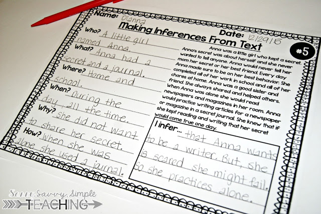 The STRUGGLE & HELP of Making Inferences! - Dianna Radcliff