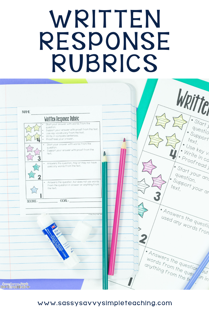 Written Response Rubrics - Dianna Radcliff