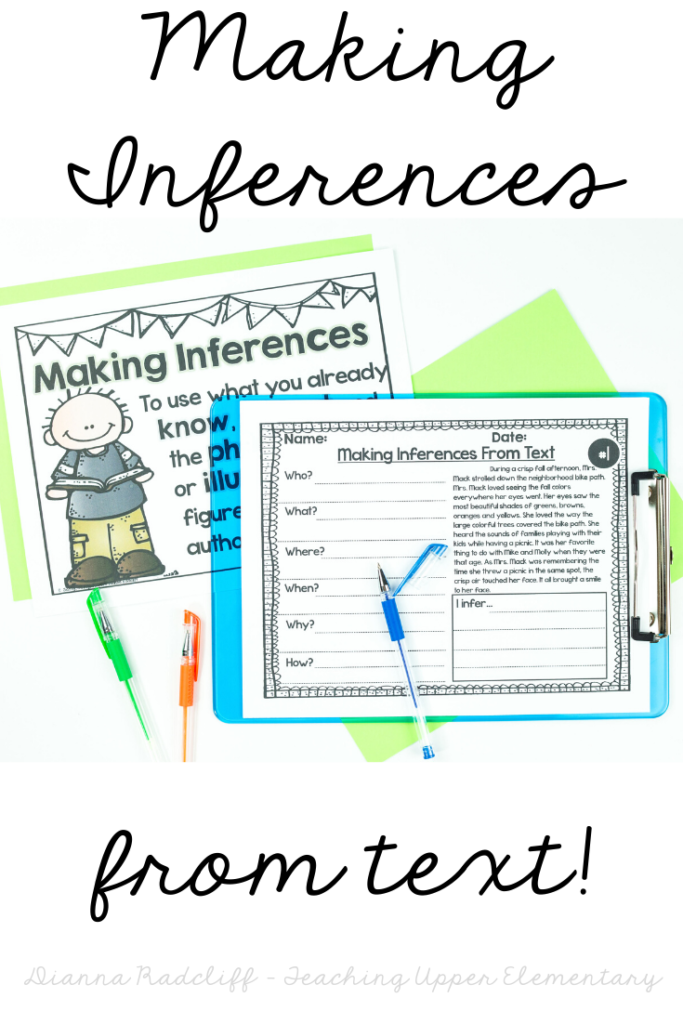 Making Inferences - Dianna Radcliff